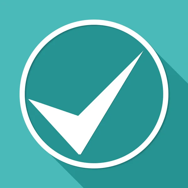 Ikon Tanda Cek Hijau Bulat Vektor Stok oleh ©slasny1988 186503122