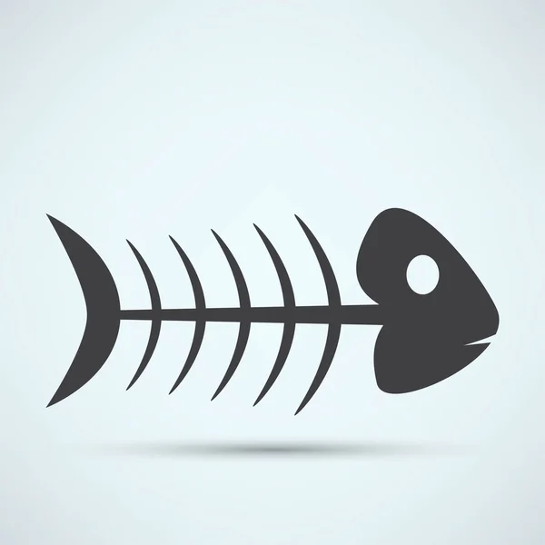 Stylized fish skeleton — Stock Vector © akv_lv #38418083