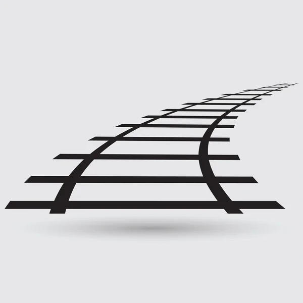 Railroad tracks Vector Art Stock Images | Depositphotos