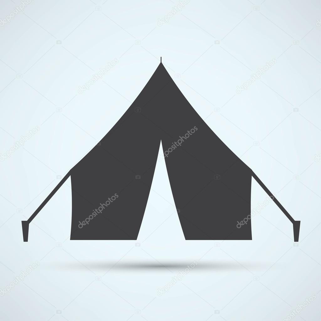 Tent, travel icon Stock Vector by ©slasny1988 74828213