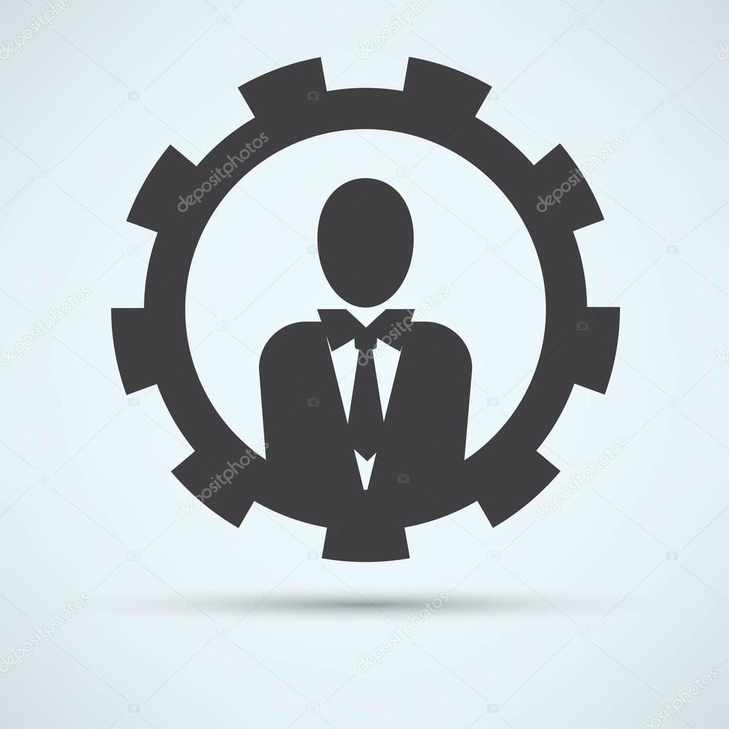 Man manager icon Stock Vector Image by ©slasny1988 #74828401