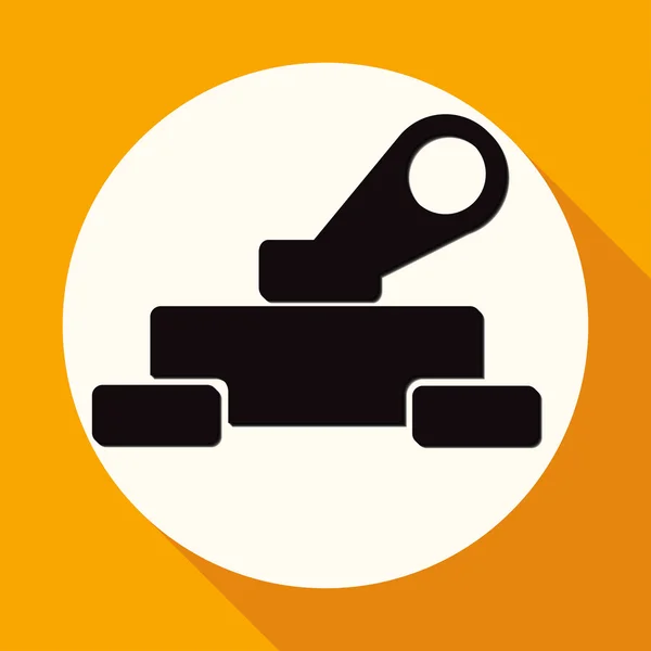 German WW2 Tiger B (King Tiger) tank with long 88 mm gun — Stock Vector ...