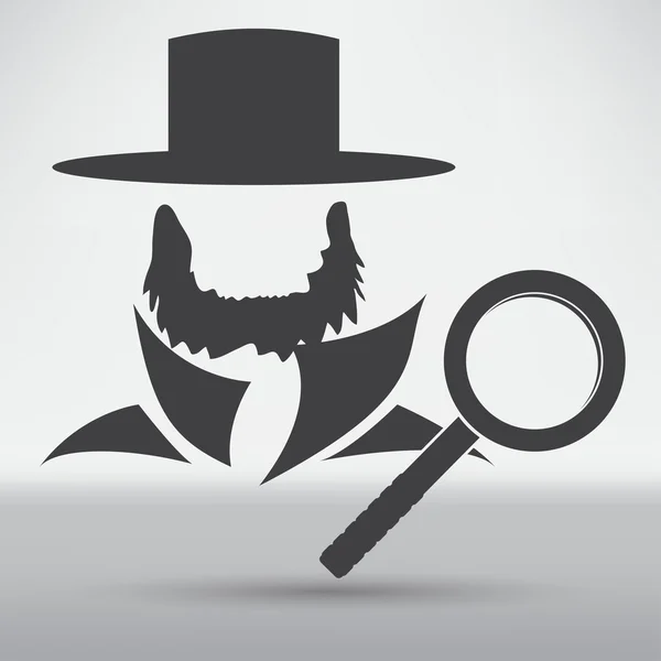 Secret service agent icon Stock Vector Image by ©slasny1988 #74827479