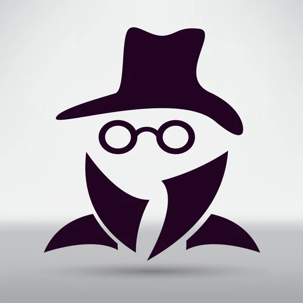 Secret service agent icon Stock Vector Image by ©slasny1988 #74825477