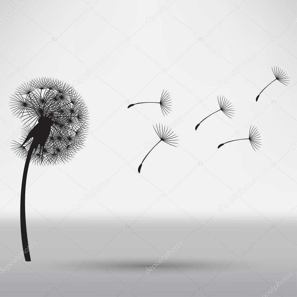 Blowing dandelion, floral concept Stock Vector Image by ©slasny1988 ...