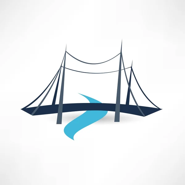 Abstract bridge icon Vector Art Stock Images | Depositphotos