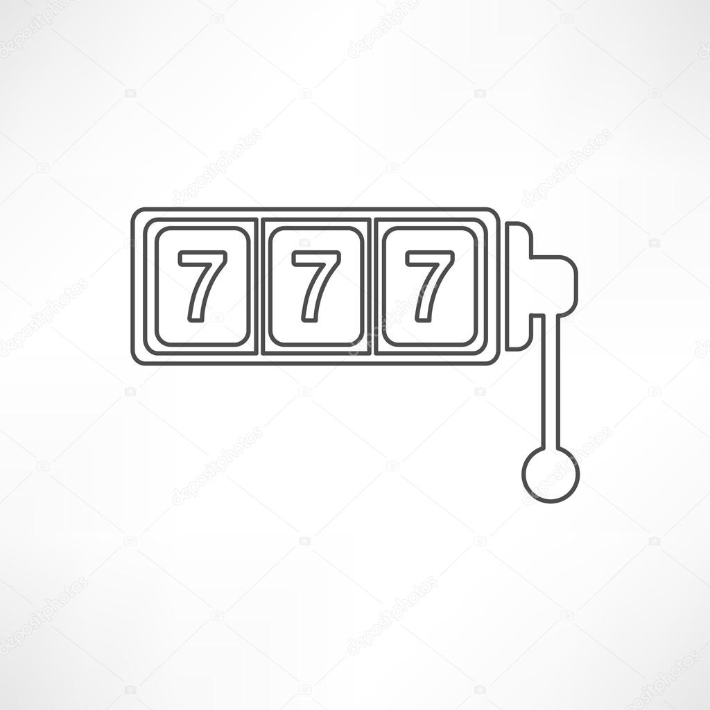 777, slots, game icon Stock Vector Image by ©slasny1988 #84810626