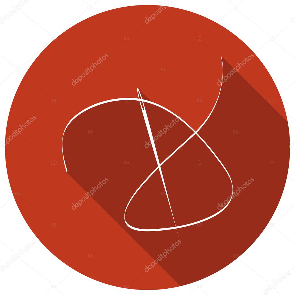 Needle and thread icon — Stock Vector © slasny1988 #84813594