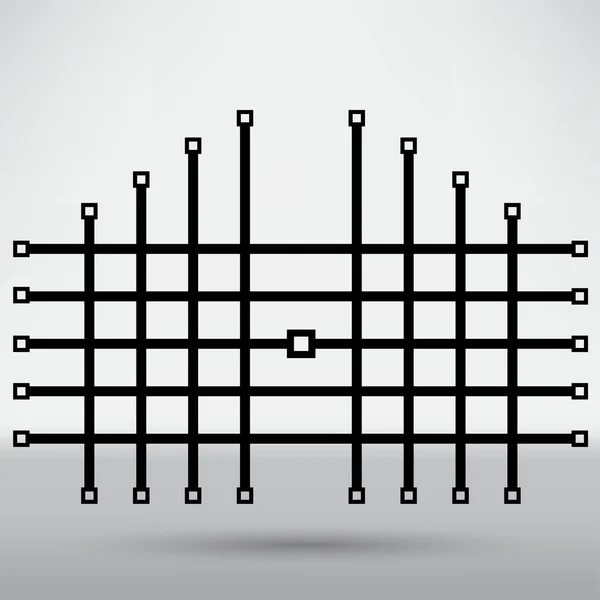 Prison, gate icon Stock Vector Image by ©slasny1988 #72957857