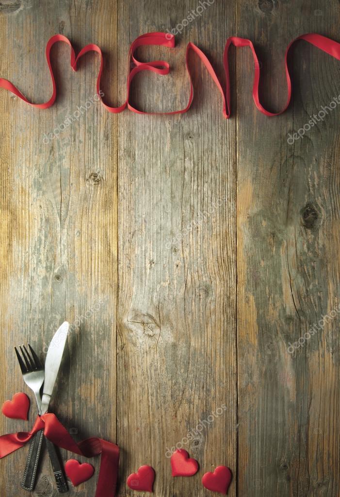 Valentines menu background Stock Photo by ©nupix 101853430