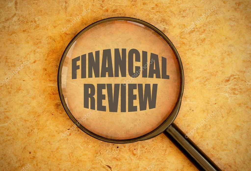 Financial review sign Stock Photo by ©nupix 68359107