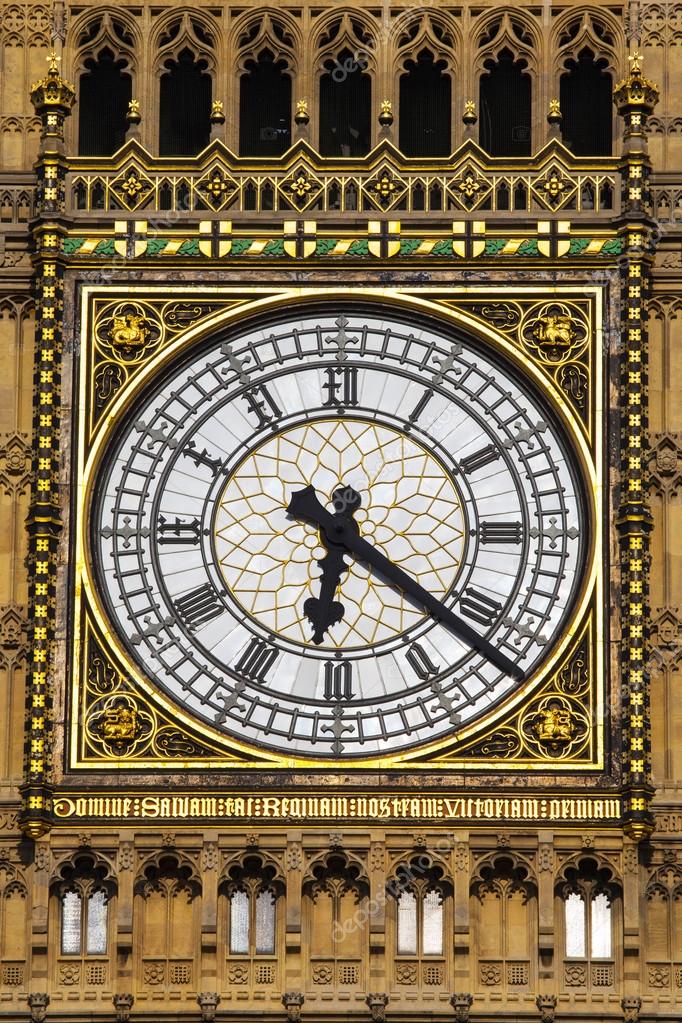 Clock Face on the Elizabeth Tower — Stock Photo © chrisdorney #112636194