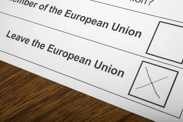 EU Referendum Ballot Paper - Stock Image - Everypixel
