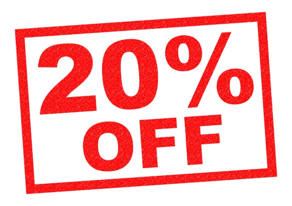 20 Percent DISCOUNT — Stock Photo © chrisdorney #66164198
