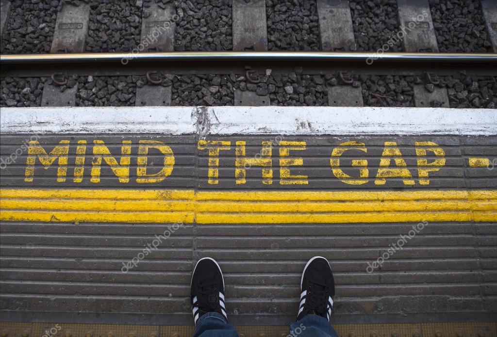Mind the Gap on a London Underground Platform – Stock Editorial Photo ...