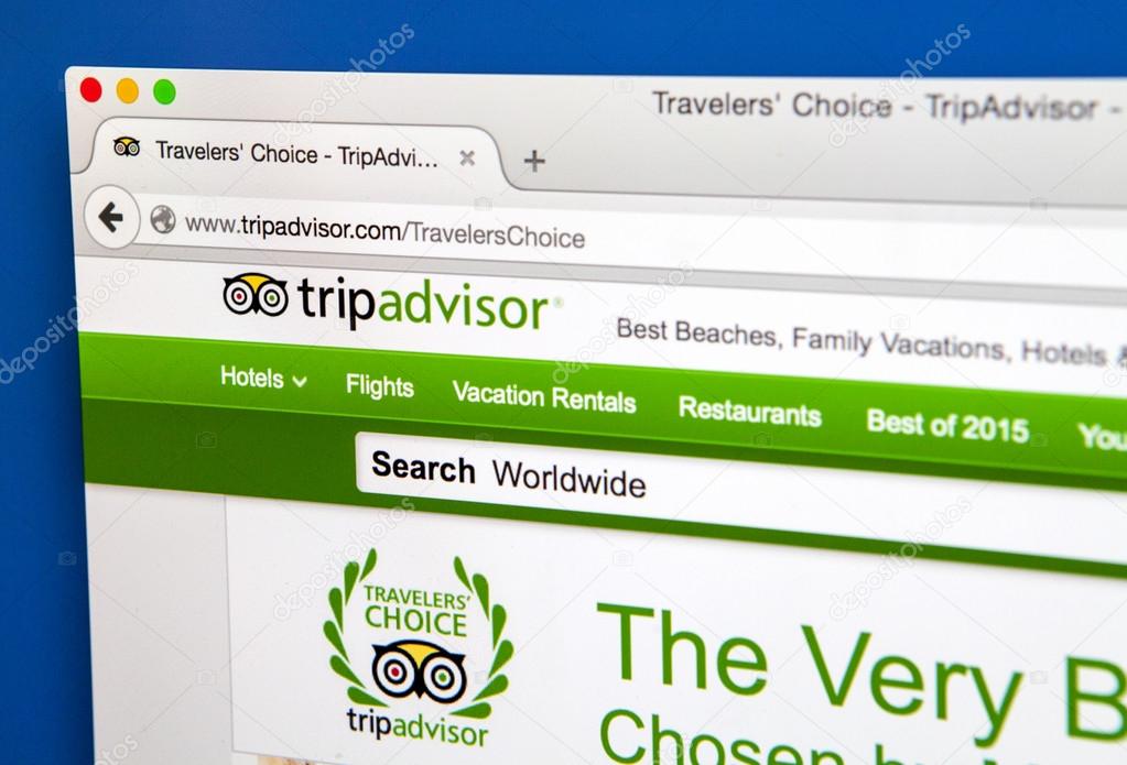 TripAdvisor official Homepage — Stock Editorial Photo © chrisdorney ...