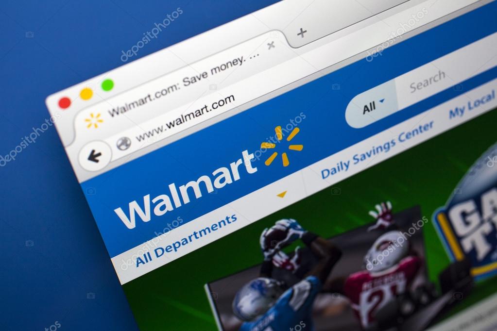 Walmart official Website — Stock Editorial Photo © chrisdorney #91750890
