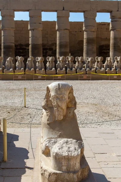 Karnak Temple Massive Columns Beautiful Egyptian Landmark Hieroglyphics ...
