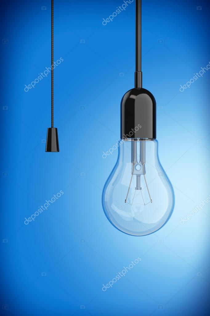 Light Bulb with Cord Switch. 3d Rendering Stock Photo by ©doomu 111497436