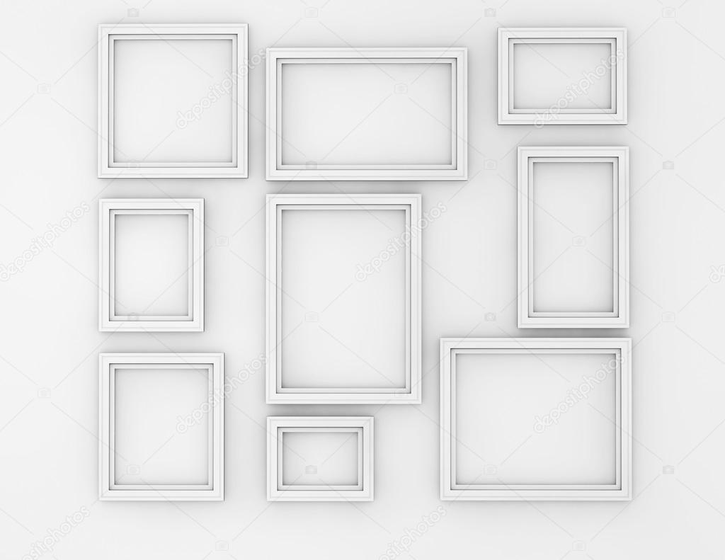 Blank Picture Frames set ⬇ Stock Photo, Image by © doomu #61278185