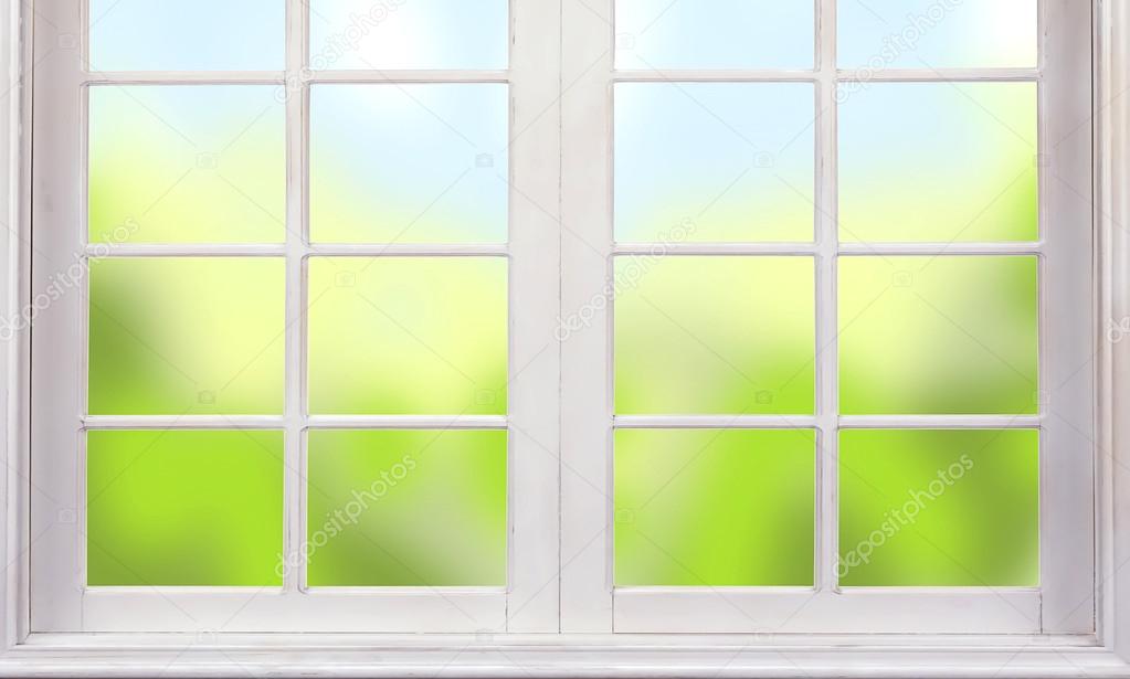 White window and nature background Stock Photo by ©pukach2012 66427329