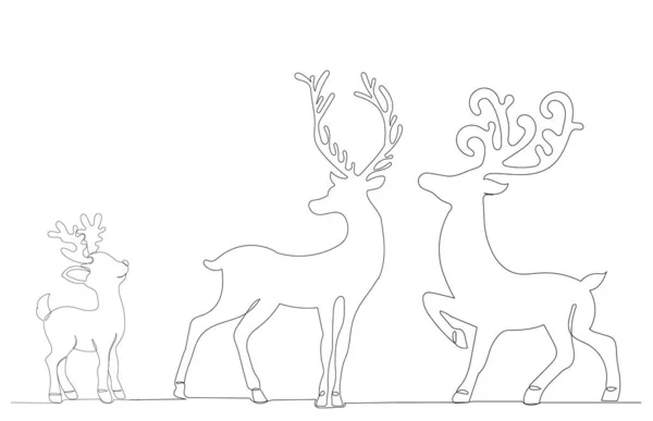 Contorno De Reno Para Imprimir Diseño PNG Y SVG De Golpe De Renos De