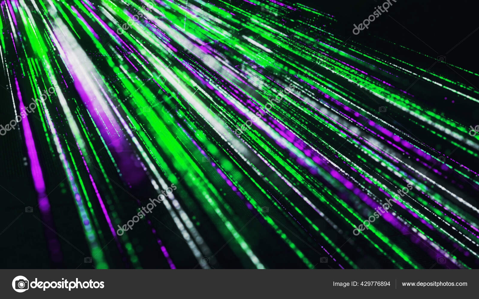 Abstract flowing cosmic energy wave in outer space. Animation. Sun ...