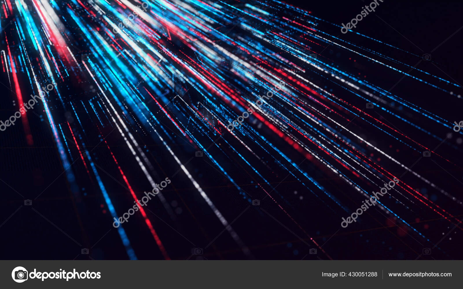 Abstract flowing cosmic energy wave in outer space. Animation. Sun ...