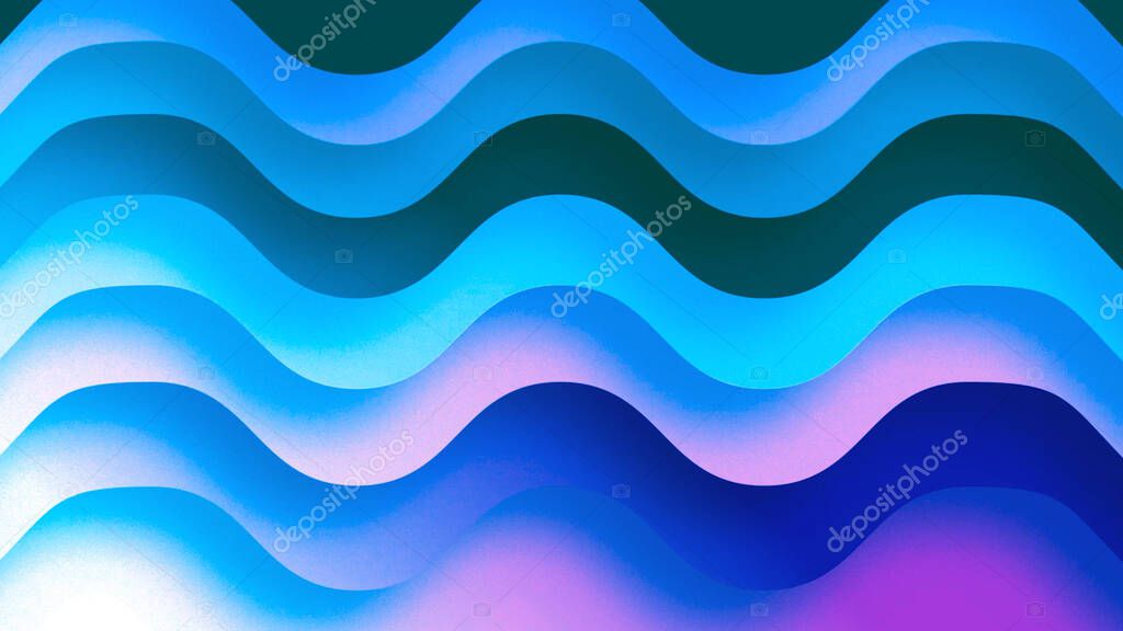 Las capas onduladas se mueven arriba y abajo. Moción. Las capas ...