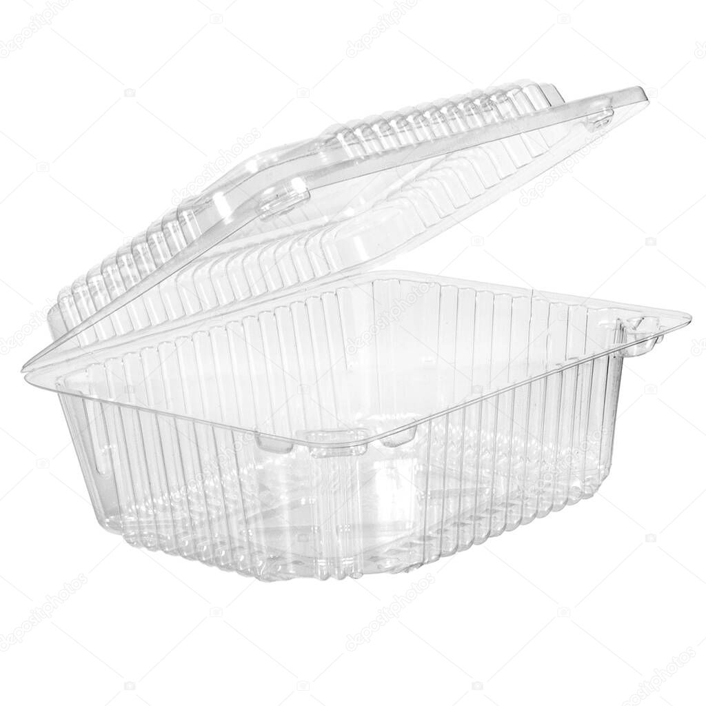 Caja transparente de plástico reutilizable para llevar, picnic o ...