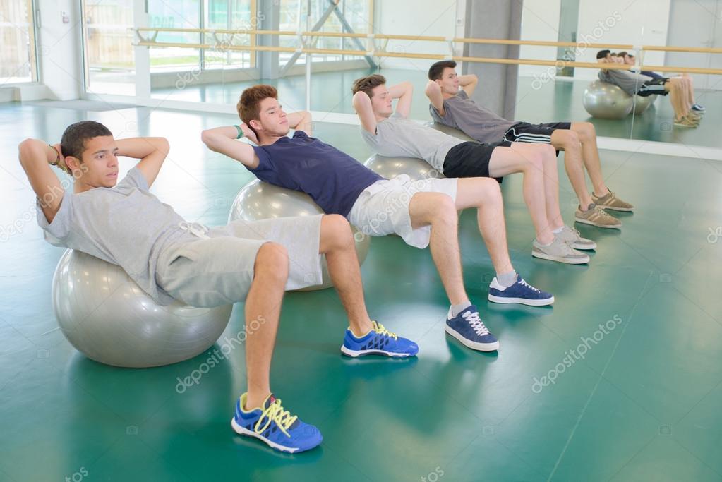 Hombres en sus bolas: fotografía de stock © photography33 #106115682 ...