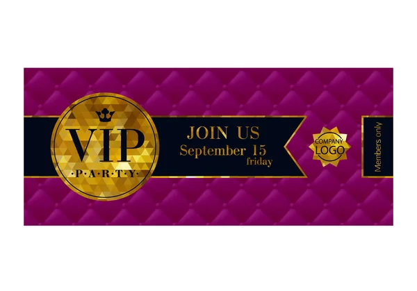 VIP card template. — Stock Vector © Aleksandrsb #68695527