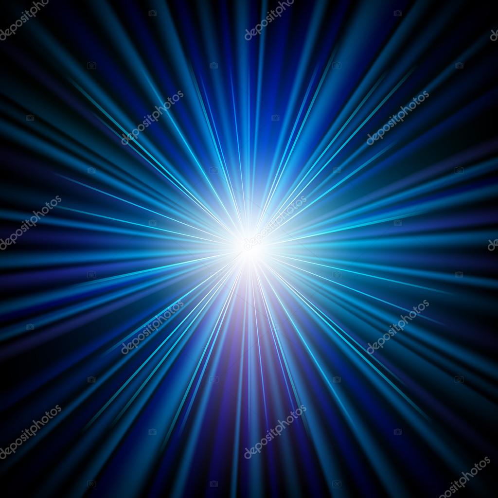 Blue burst abstract background. Stock Vector Image by ©rea_molko #51982641