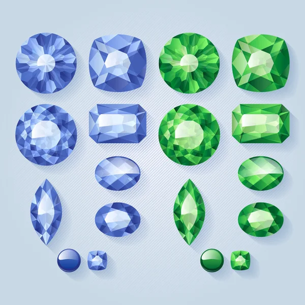 Set of realistic jewel — Stock Vector © rea_molko #51993643