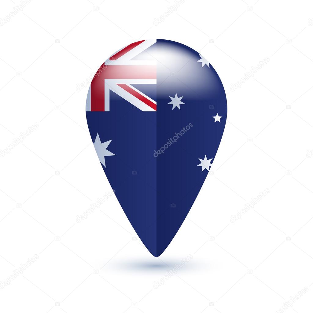 Map location pin with national flag. Stock Vector Image by ©rea_molko ...