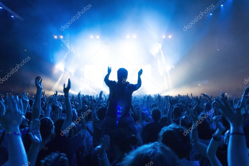 Crowds Of People At Concert