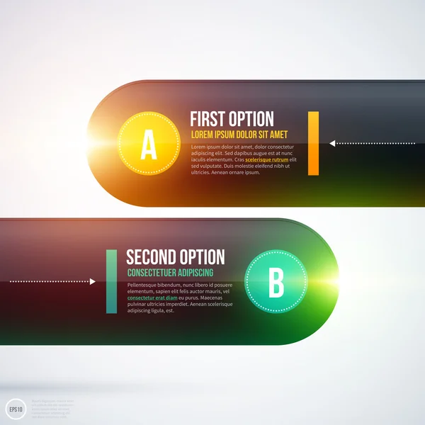 Two options Vector Images | Depositphotos