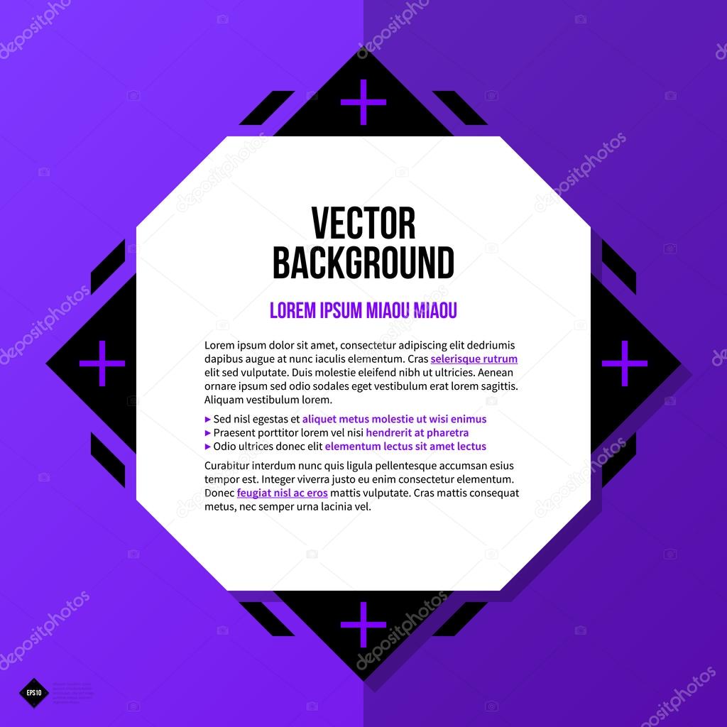 Text background template Stock Vector by ©miaou-miaou 67347685