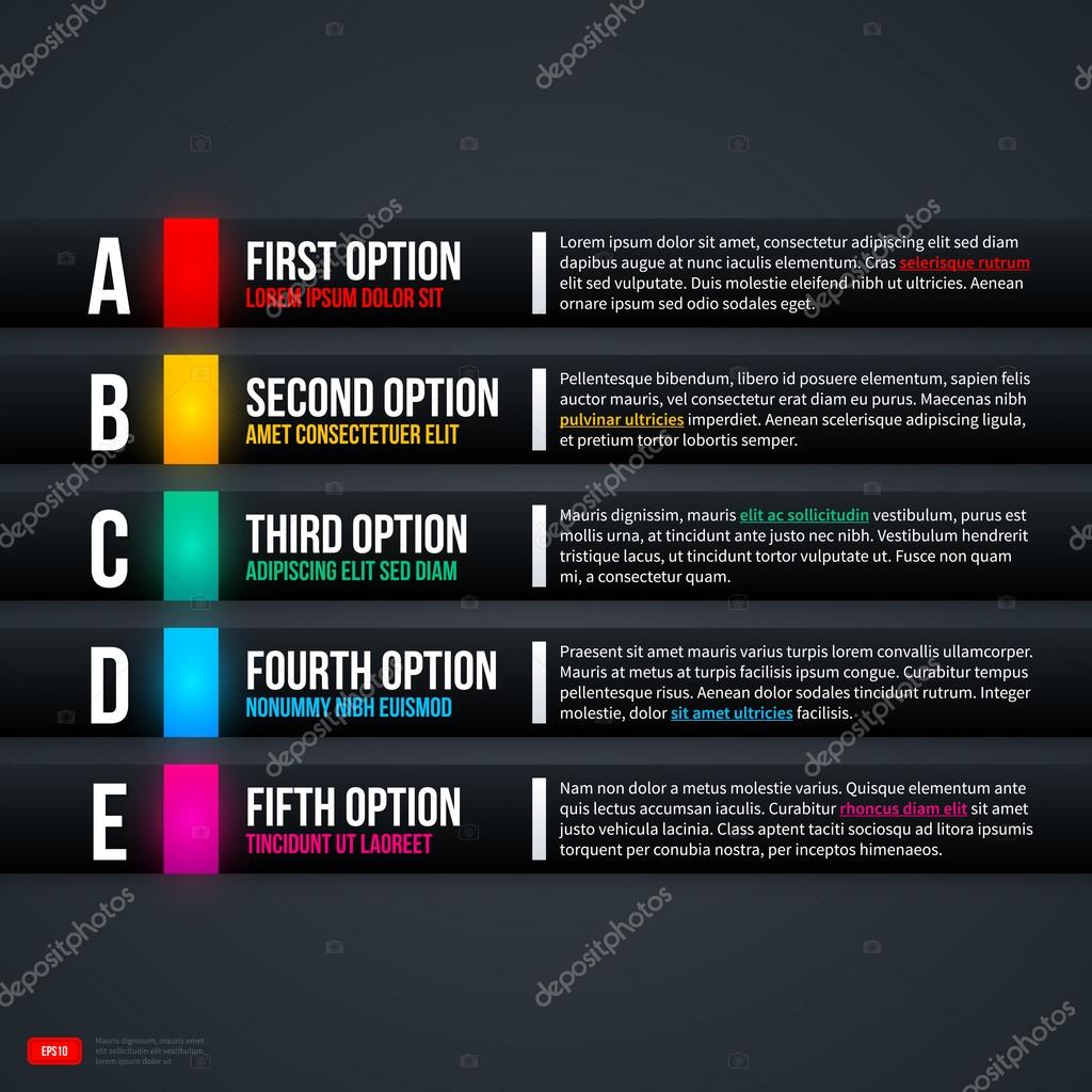 Five horizontal banners Stock Vector Image by ©miaou-miaou #67348791