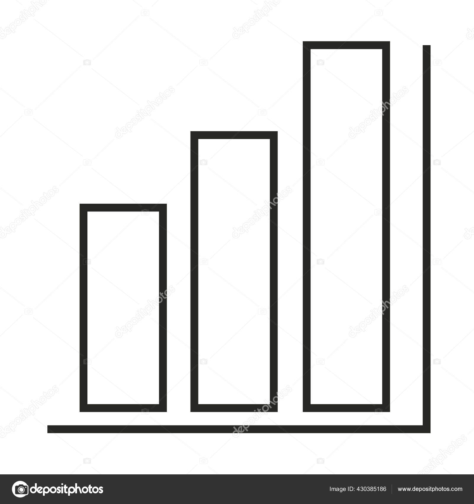 Digital marketing strategy statistics diagram line icon Stock Vector ...