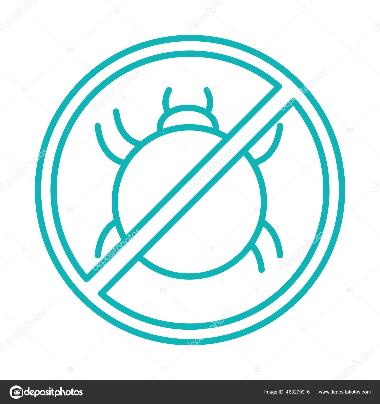 Mite warning sign Stock Vector by ©stockgiu 460279916