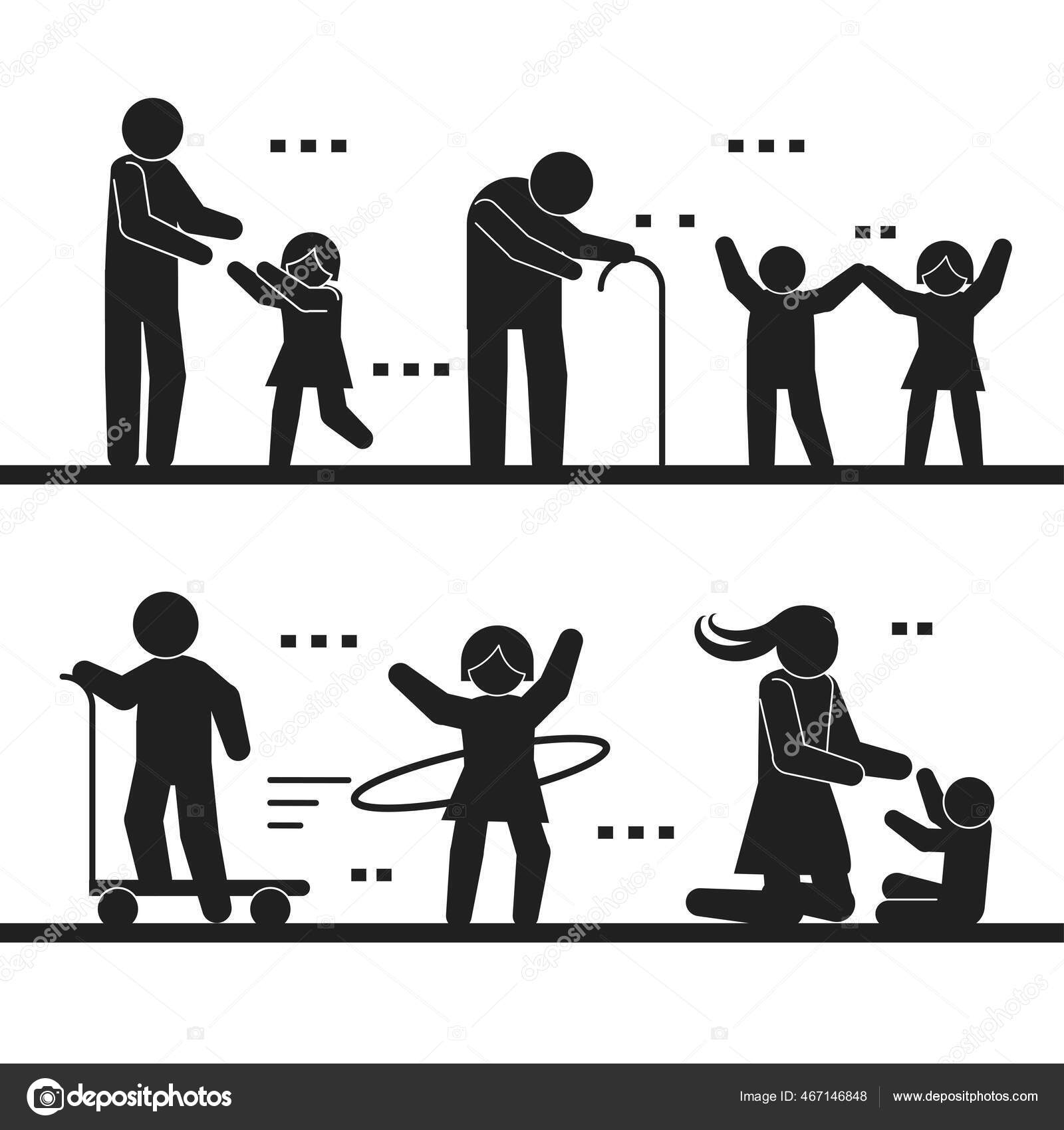 Pictogram people activities Stock Vector by ©stockgiu 467146848