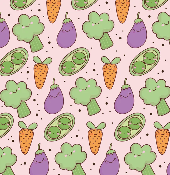12,115,572 Cartoon vegetables patterns Vector Images | Depositphotos