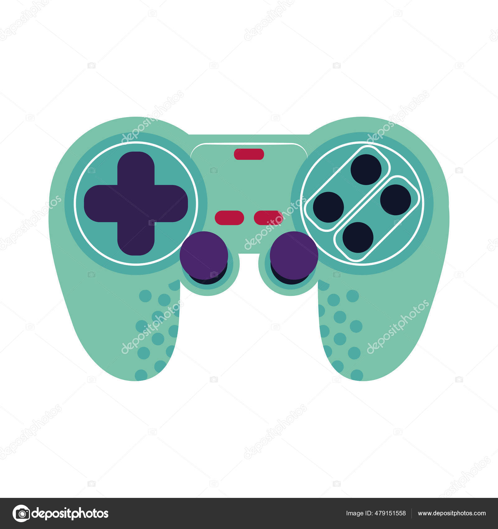 Control de videojuegos Vector de stock #479151558 de ©stockgiu