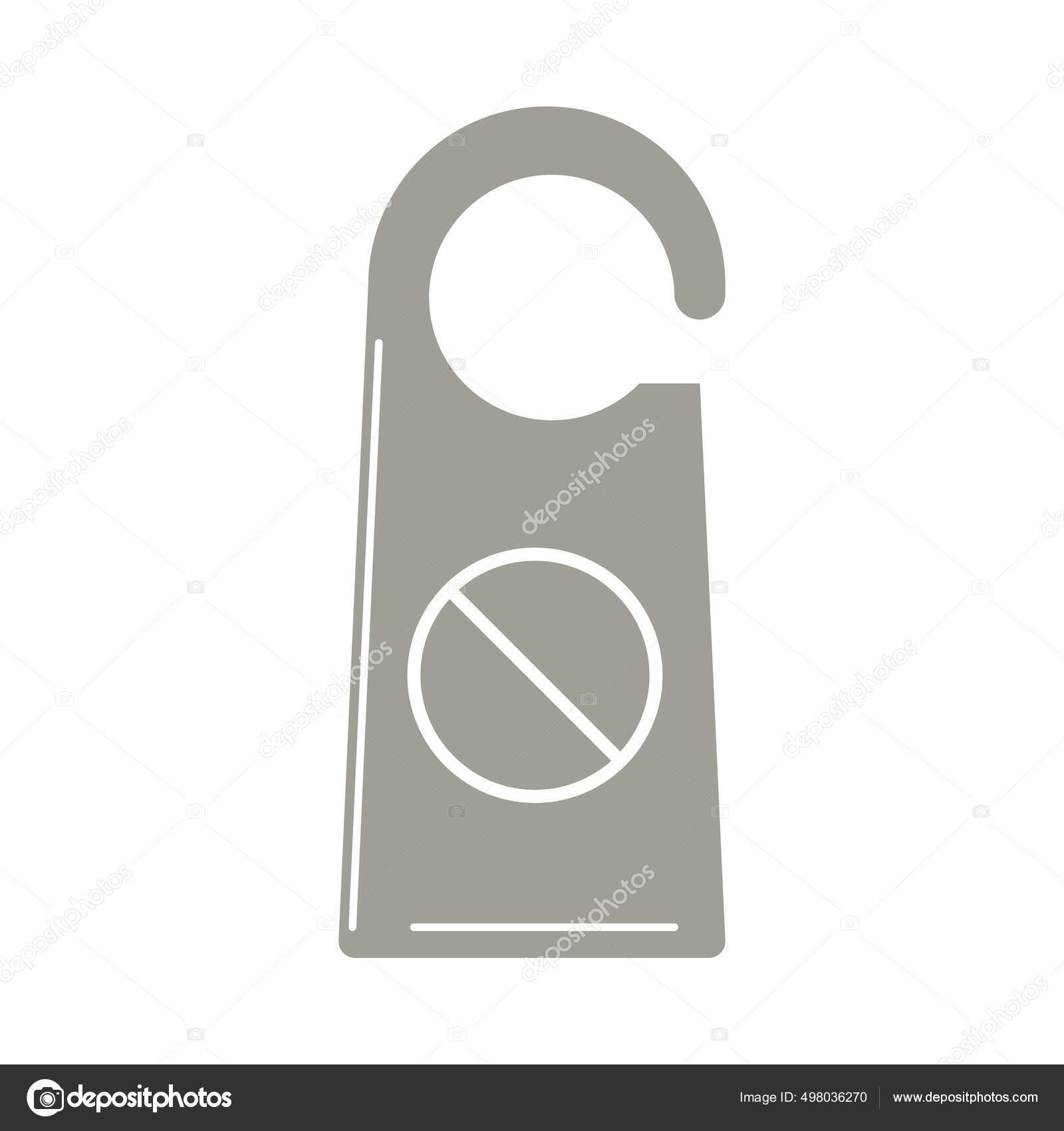 No entrar etiqueta de la puerta Vector de stock #498036270 de ©stockgiu