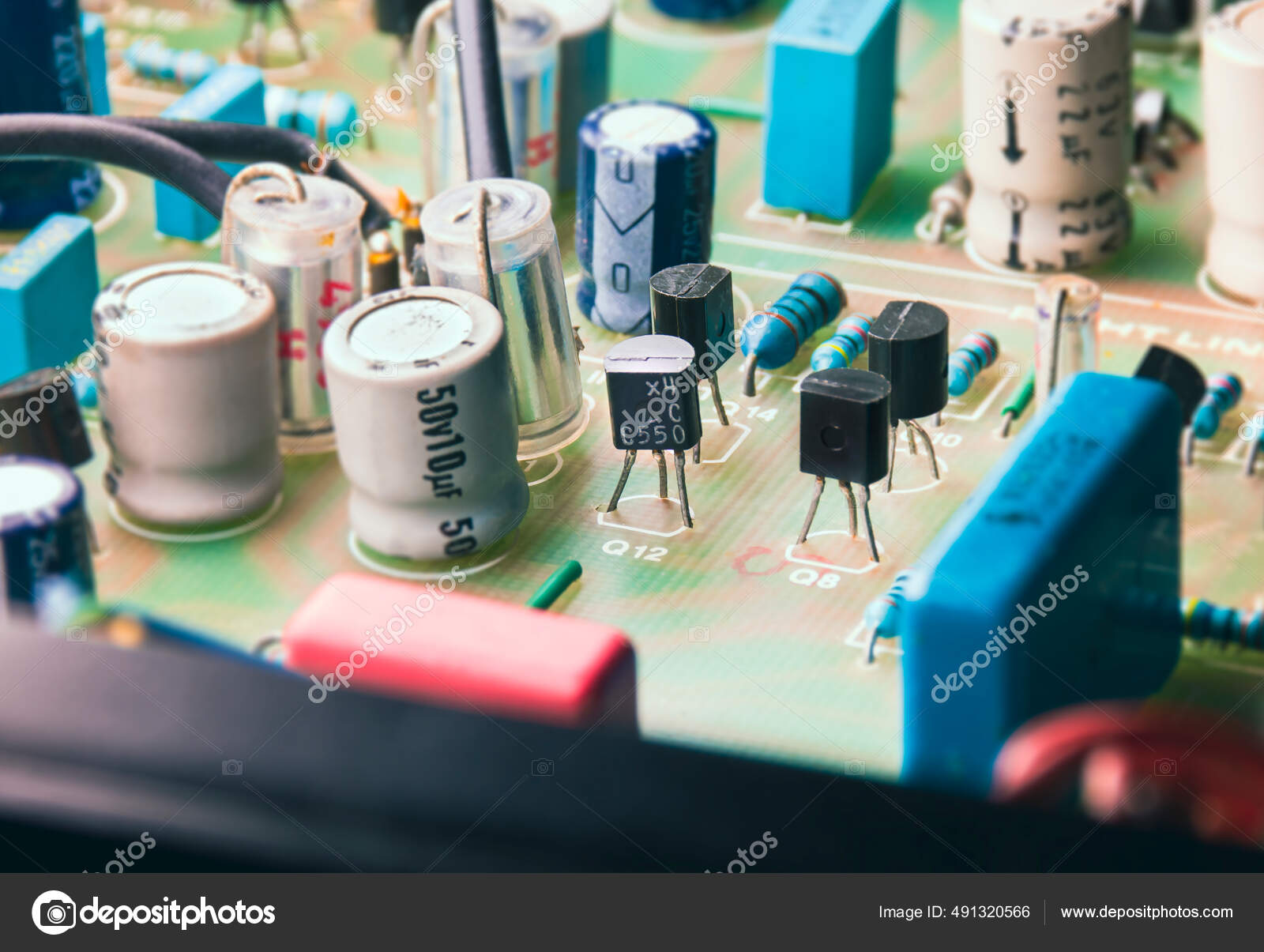 Npn Transistor Electronic Circuit Board Component Electrical Appliance ...