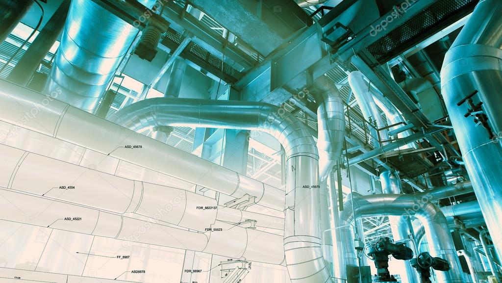 Concept of piping design — Stock Photo © nostal6ie #84960264