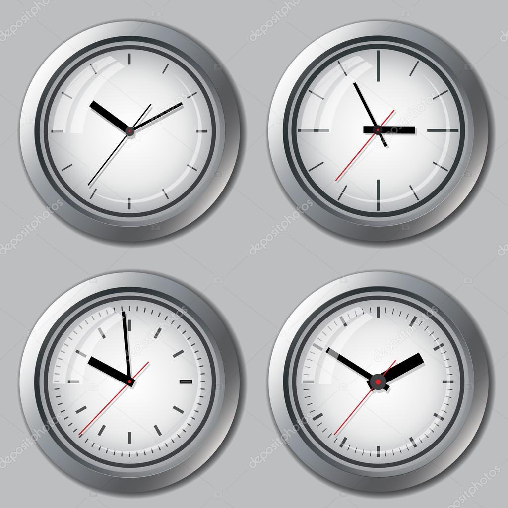 Wall mounted digital clock. Stock Vector Image by ©gray1311 #110224718
