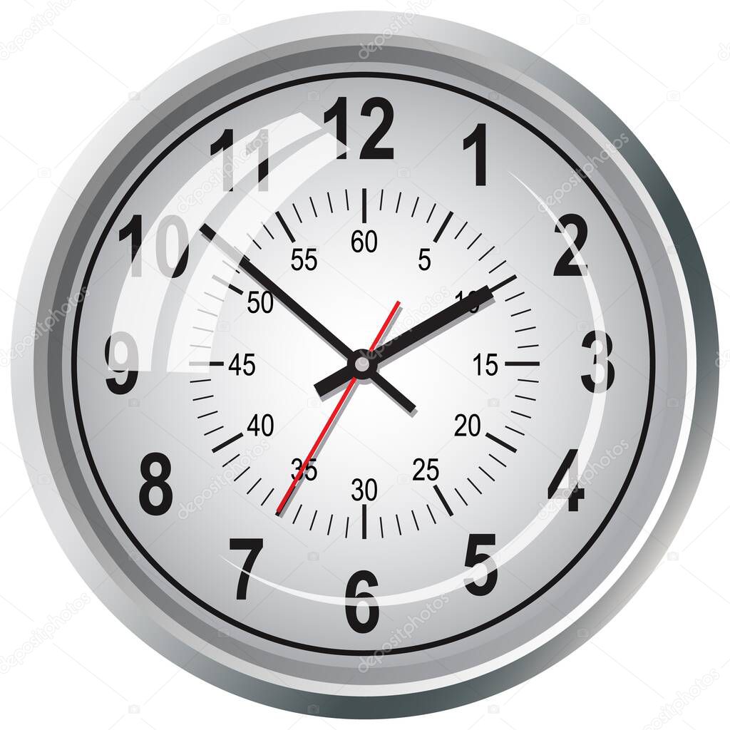 Icono del reloj. Concepto de hora mundial. Antecedentes. Marketing en ...