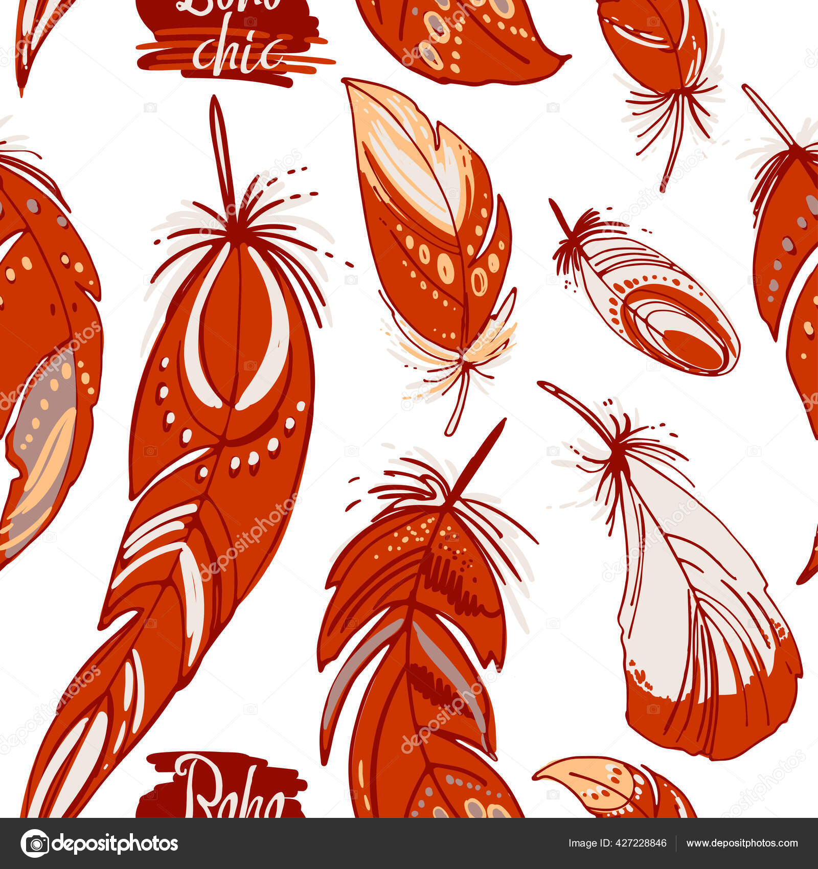 Patern feathers and beads. Native american indian dream catcher ...